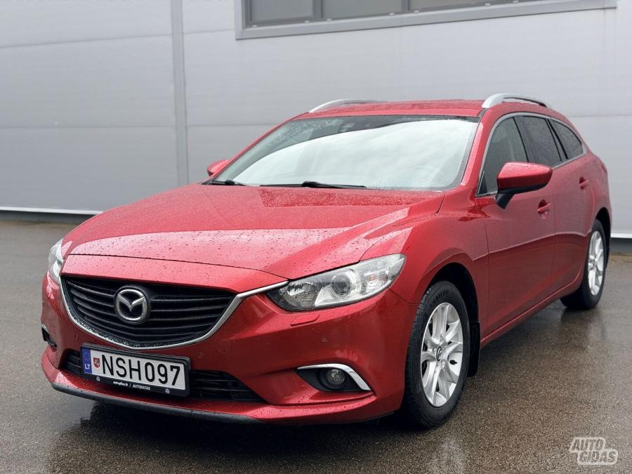 Red Mazda 6 2014 in Utena, with an engine capacity of 2.20 L and mileage of 277 thousand km for 5490 €, photo 7 on AUTOMOTO.COM.LV