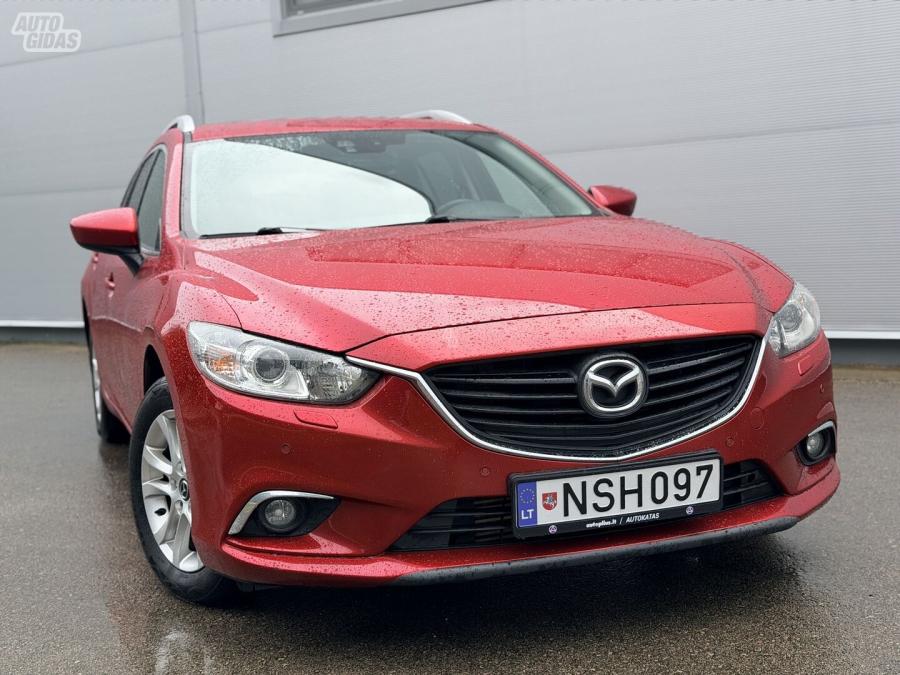 Red Mazda 6 2014 in Utena, with an engine capacity of 2.20 L and mileage of 277 thousand km for 5490 €, photo 8 on AUTOMOTO.COM.LV