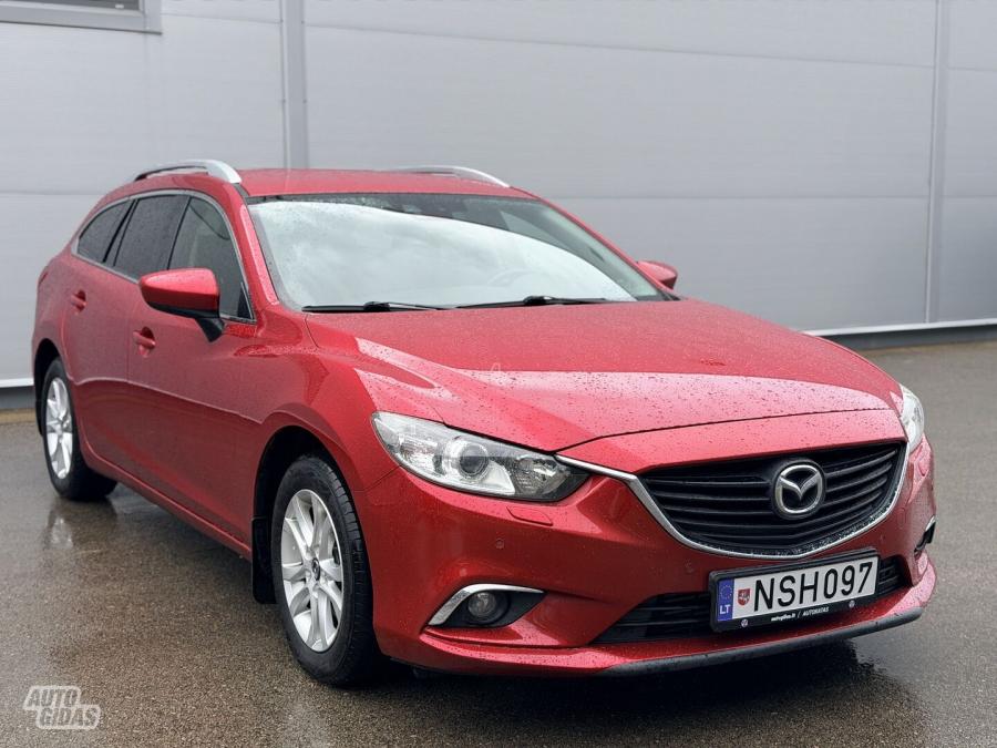 Red Mazda 6 2014 in Utena, with an engine capacity of 2.20 L and mileage of 277 thousand km for 5490 €, photo 10 on AUTOMOTO.COM.LV