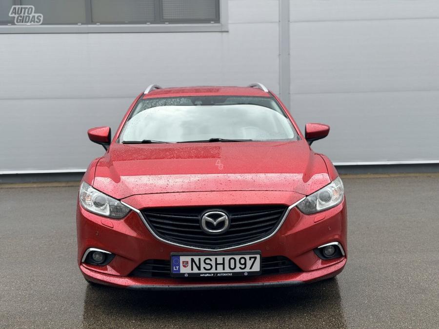 Red Mazda 6 2014 in Utena, with an engine capacity of 2.20 L and mileage of 277 thousand km for 5490 €, photo 12 on AUTOMOTO.COM.LV