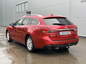 Red Mazda 6 2014 in Utena, with an engine capacity of 2.20 L and mileage of 277 thousand km for 5490 €, photo 14 on AUTOMOTO.COM.LV