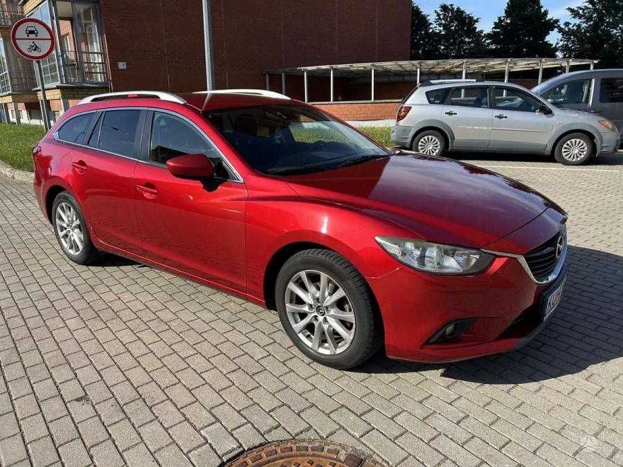 Sarkans Mazda 6 2014 Klaipėda, ar dzinēja tilpumu 2.19 L un nobraukumu 264 tūkst. km par 4899 €, foto 1 vietnē AUTOMOTO.COM.LV