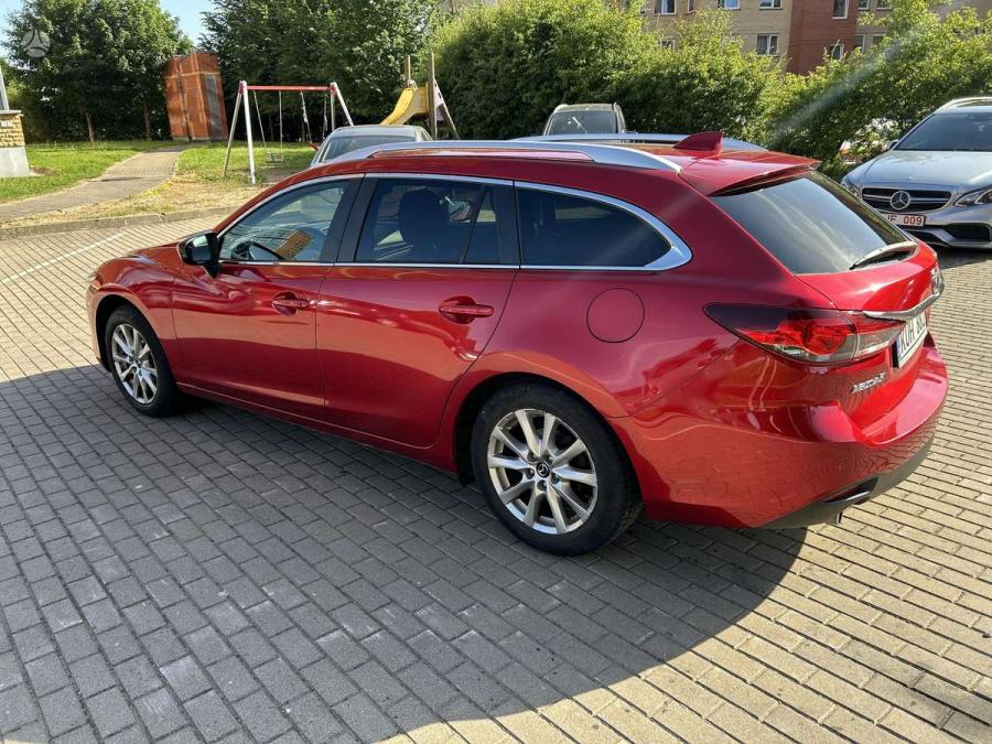 Sarkans Mazda 6 2014 Klaipėda, ar dzinēja tilpumu 2.19 L un nobraukumu 264 tūkst. km par 4899 €, foto 6 vietnē AUTOMOTO.COM.LV