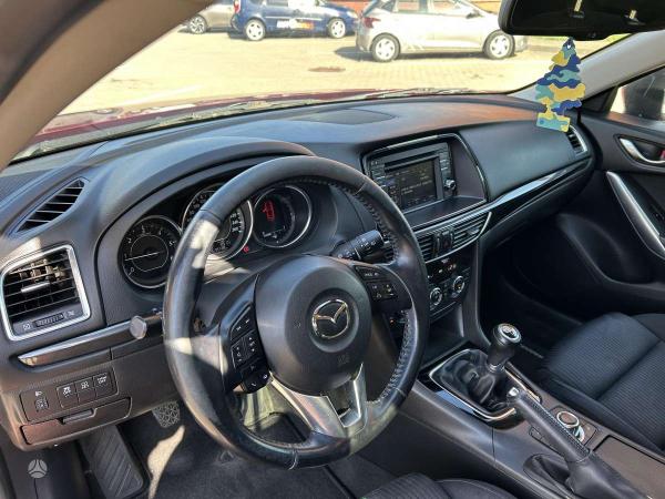 Sarkans Mazda 6 2014 Klaipėda, ar dzinēja tilpumu 2.19 L un nobraukumu 264 tūkst. km par 4899 €, foto 9 vietnē AUTOMOTO.COM.LV