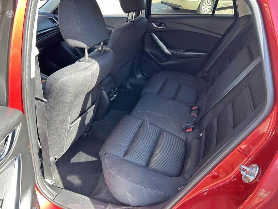 Sarkans Mazda 6 2014 Klaipėda, ar dzinēja tilpumu 2.19 L un nobraukumu 264 tūkst. km par 4899 €, foto 11 vietnē AUTOMOTO.COM.LV