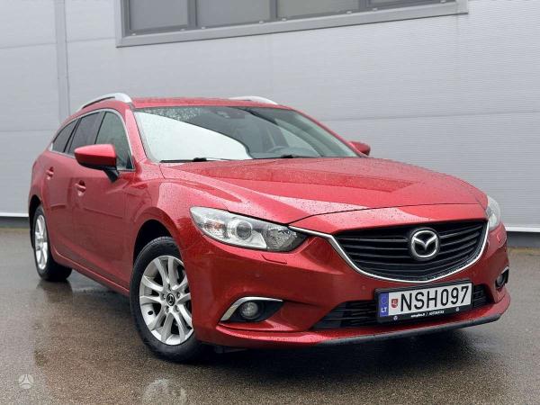 Red Mazda 6 2014 in Utena, with an engine capacity of 2.18 L and mileage of 277 thousand km for 5350 €, photo 6 on AUTOMOTO.COM.LV