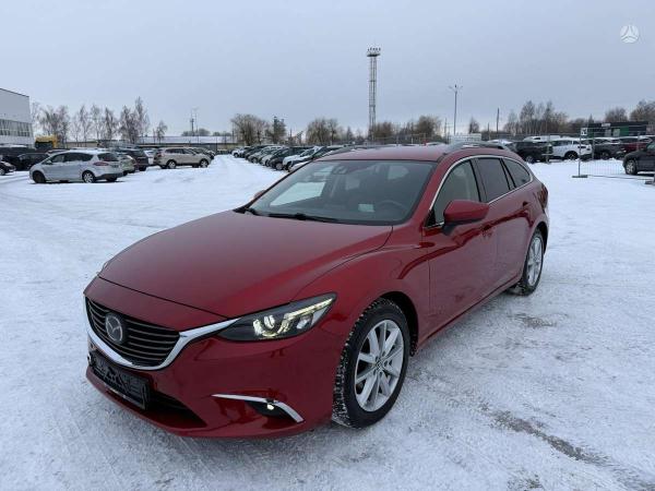 Red Mazda 6 2015 in Marijampole, with an engine capacity of 2.19 L and mileage of 192 thousand km for 7900 €, photo 1 on AUTOMOTO.COM.LV