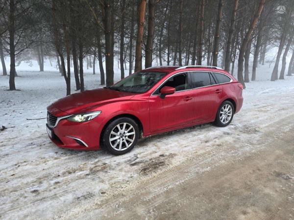 Red Mazda 6 2015 in Alytus, with an engine capacity of 2.19 L and mileage of 208 thousand km for 5000 €, photo 1 on AUTOMOTO.COM.LV