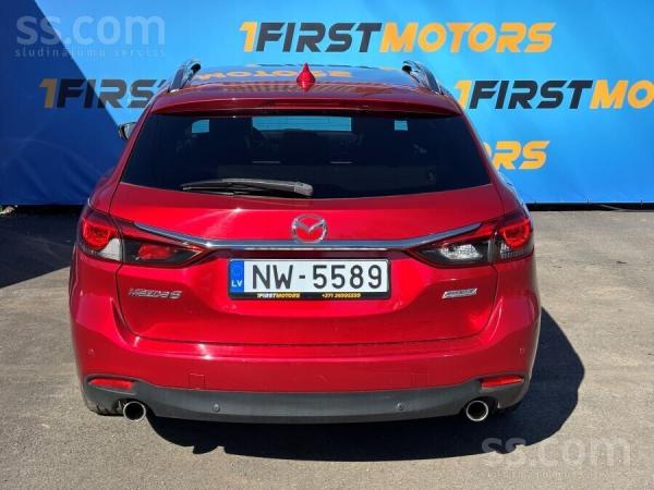 Red Mazda 6 2015 in Riga, with an engine capacity of 2.20 L and mileage of 207 thousand km for 6950 €, photo 6 on AUTOMOTO.COM.LV