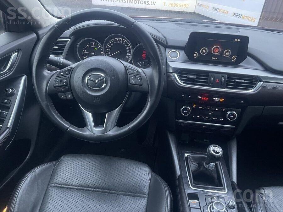 Sarkans Mazda 6 2015 Rīga, ar dzinēja tilpumu 2.20 L un nobraukumu 207 tūkst. km par 6950 €, foto 8 vietnē AUTOMOTO.COM.LV