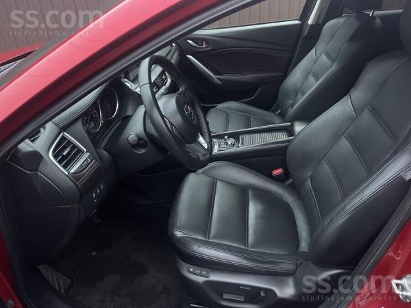 Red Mazda 6 2015 in Riga, with an engine capacity of 2.20 L and mileage of 207 thousand km for 6950 €, photo 8 on AUTOMOTO.COM.LV