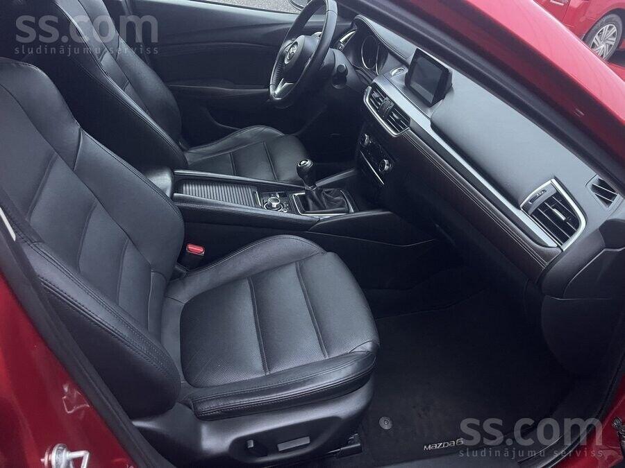 Sarkans Mazda 6 2015 Rīga, ar dzinēja tilpumu 2.20 L un nobraukumu 207 tūkst. km par 6950 €, foto 10 vietnē AUTOMOTO.COM.LV