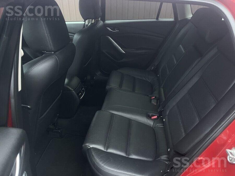 Sarkans Mazda 6 2015 Rīga, ar dzinēja tilpumu 2.20 L un nobraukumu 207 tūkst. km par 6950 €, foto 12 vietnē AUTOMOTO.COM.LV