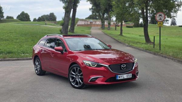 Sarkans Mazda 6 2015 Kauņa, ar dzinēja tilpumu 2.19 L un nobraukumu 218 tūkst. km par 6600 €, foto 1 vietnē AUTOMOTO.COM.LV
