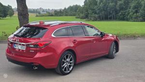 Sarkans Mazda 6 2015 Kauņa, ar dzinēja tilpumu 2.19 L un nobraukumu 218 tūkst. km par 6600 €, foto 6 vietnē AUTOMOTO.COM.LV