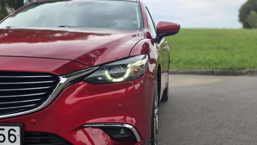 Sarkans Mazda 6 2015 Kauņa, ar dzinēja tilpumu 2.19 L un nobraukumu 218 tūkst. km par 6600 €, foto 12 vietnē AUTOMOTO.COM.LV