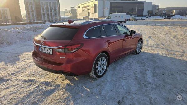 Sarkans Mazda 6 2016 Viļņa, ar dzinēja tilpumu 2.19 L un nobraukumu 224 tūkst. km par 9000 €, foto 4 vietnē AUTOMOTO.COM.LV