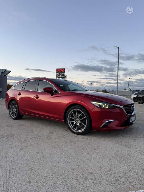 Sarkans Mazda 6 2016 Viļņa, ar dzinēja tilpumu 2.19 L un nobraukumu 224 tūkst. km par 9000 €, foto 7 vietnē AUTOMOTO.COM.LV