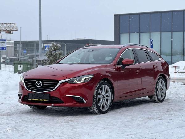 Red Mazda 6 2017 in Siauliai, with an engine capacity of 2.19 L and mileage of 197 thousand km for 8900 €, photo 2 on AUTOMOTO.COM.LV