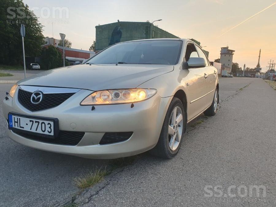 Mazda 6 2003 Liepāja, ar dzinēja tilpumu 1.80 L un nobraukumu 241 tūkst. km par 980 €, foto 1 vietnē AUTOMOTO.COM.LV