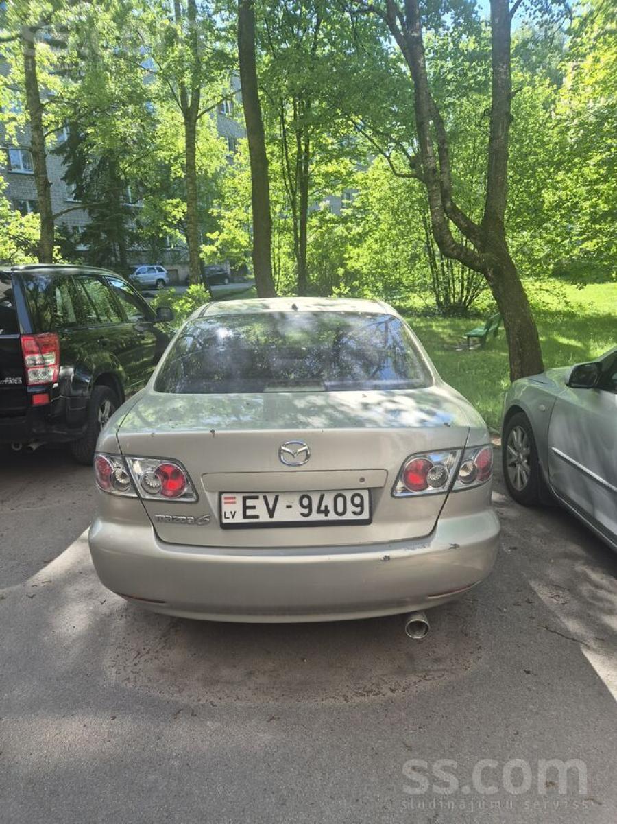Mazda 6 2003 in Riga, with an engine capacity of 2.00 L and mileage of 92 thousand km for 500 €, photo 6 on AUTOMOTO.COM.LV