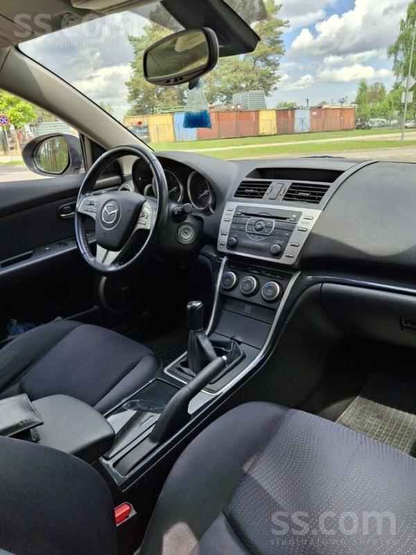 Mazda 6 2009 Valmiera, ar dzinēja tilpumu 2.00 L un nobraukumu 227 tūkst. km par 3100 €, foto 7 vietnē AUTOMOTO.COM.LV