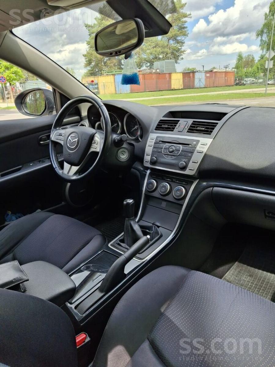Mazda 6 2009 in Valmiera, with an engine capacity of 2.00 L and mileage of 227 thousand km for 3100 €, photo 8 on AUTOMOTO.COM.LV