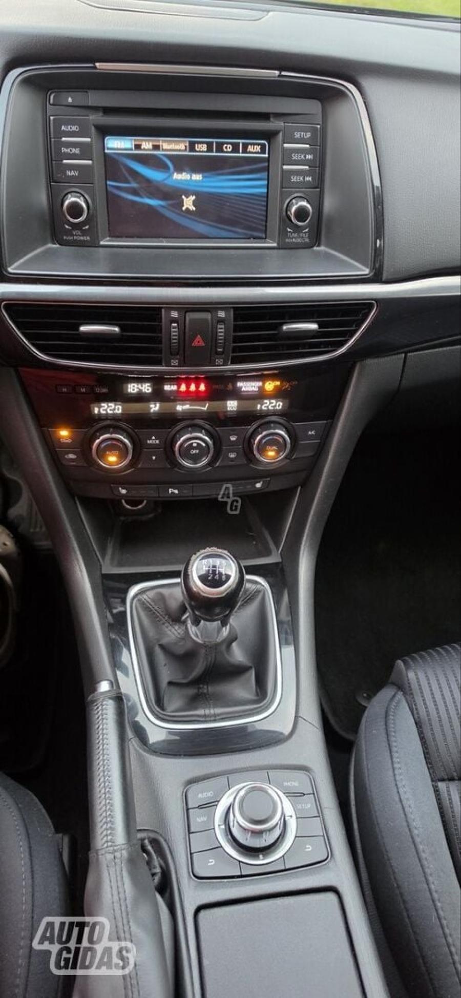 Mazda 6 2013 in Birzai, with an engine capacity of 2.20 L and mileage of 232 thousand km for 3950 €, photo 10 on AUTOMOTO.COM.LV