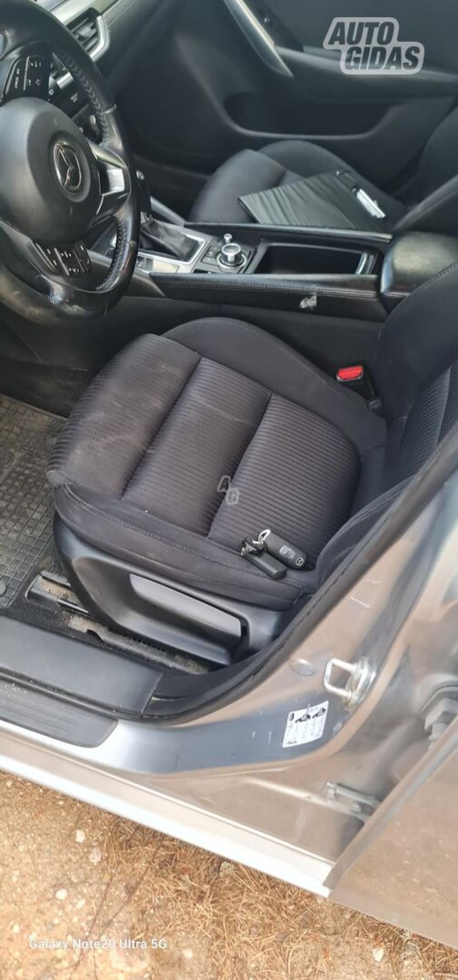 Mazda 6 2016 Viļņa, ar dzinēja tilpumu 2.20 L un nobraukumu 235 tūkst. km par 3900 €, foto 9 vietnē AUTOMOTO.COM.LV