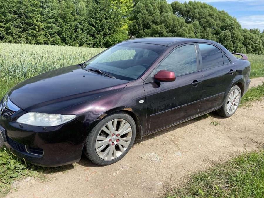 Violets Mazda 6 2007 Kauņa, ar dzinēja tilpumu 2.00 L un nobraukumu 228 tūkst. km par 500 €, foto 3 vietnē AUTOMOTO.COM.LV