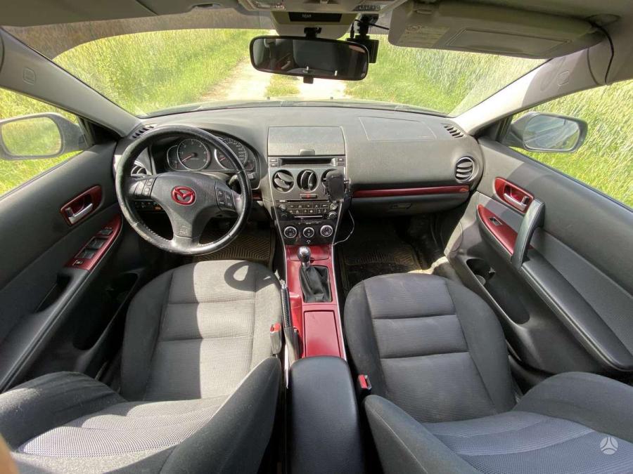 Violets Mazda 6 2007 Kauņa, ar dzinēja tilpumu 2.00 L un nobraukumu 228 tūkst. km par 500 €, foto 8 vietnē AUTOMOTO.COM.LV