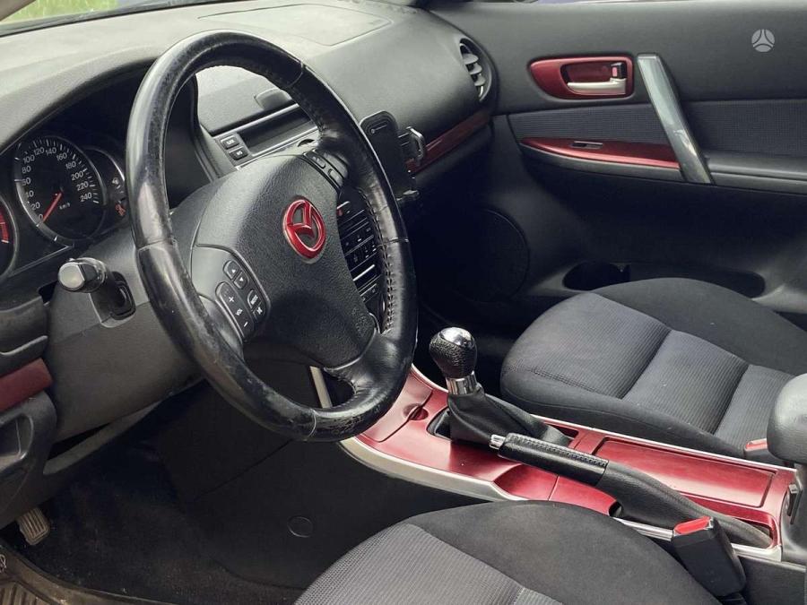 Violets Mazda 6 2007 Kauņa, ar dzinēja tilpumu 2.00 L un nobraukumu 228 tūkst. km par 500 €, foto 9 vietnē AUTOMOTO.COM.LV