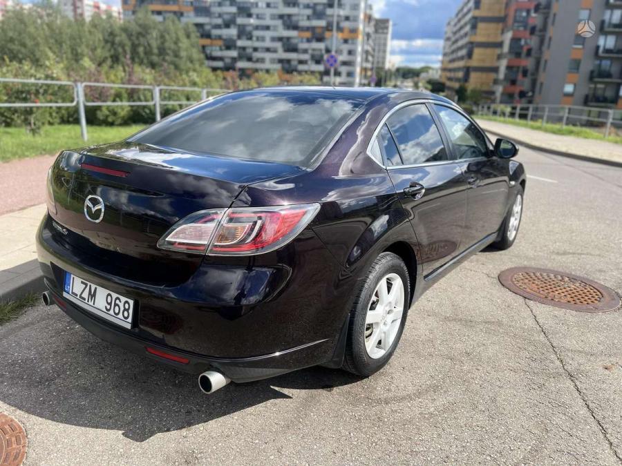 Violet Mazda 6 2009 in Vilnius, with an engine capacity of 1.99 L and mileage of 323 thousand km for 3000 €, photo 6 on AUTOMOTO.COM.LV