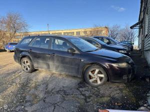 Violet Mazda 6 2006 in Plunge, with an engine capacity of 2.00 L and mileage of 200 thousand km for 1000 €, photo  on AUTOMOTO.COM.LV
