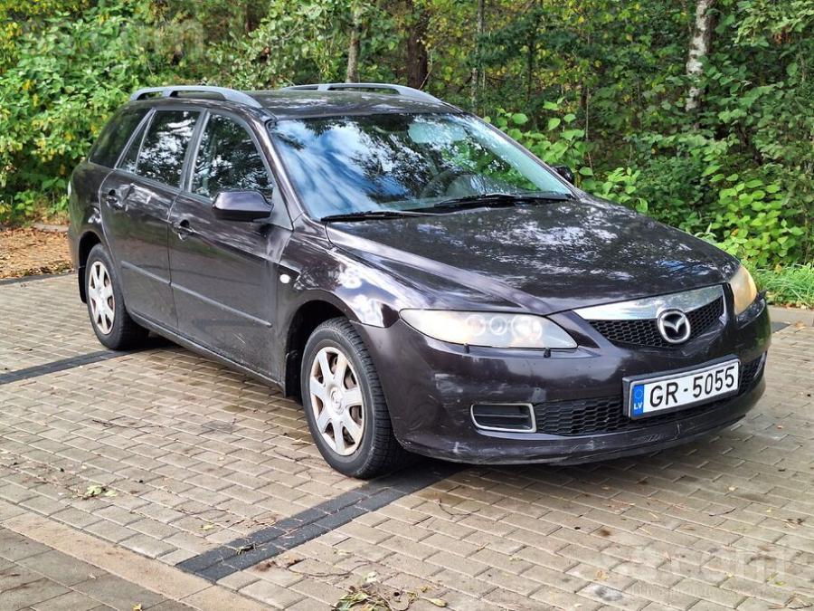 Фиолетовый Мазда 6 2007 в Вентспилс, объемом двигателя 2.00 л и пробегом 203 тыс. км за 550 €, фото 1 на AUTOMOTO.COM.LV