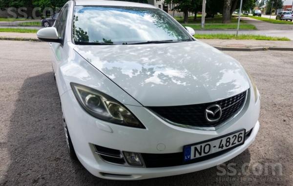 Balts Mazda 6 2008 Daugavpils, ar dzinēja tilpumu 2.00 L un nobraukumu 258 tūkst. km par 1900 €, foto 1 vietnē AUTOMOTO.COM.LV