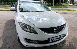White Mazda 6 2008 in Daugavpils, with an engine capacity of 2.00 L and mileage of 258 thousand km for 1900 €, photo  on AUTOMOTO.COM.LV
