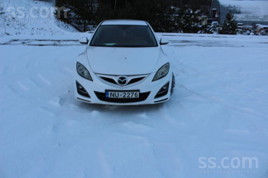 White Mazda 6 2009 in Madona, with an engine capacity of 2.00 L and mileage of 175 thousand km for 2000 €, photo 1 on AUTOMOTO.COM.LV