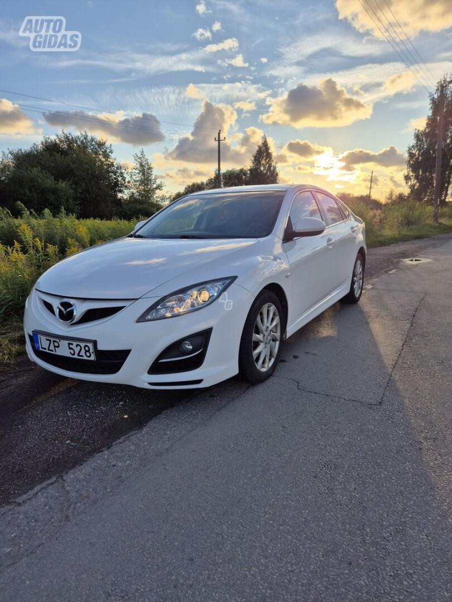 White Mazda 6 2011 in Klaipeda, with an engine capacity of 2.20 L and mileage of 355 thousand km for 2500 €, photo 8 on AUTOMOTO.COM.LV