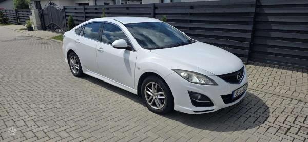 Balts Mazda 6 2012 Klaipėda, ar dzinēja tilpumu 1.80 L un nobraukumu 179 tūkst. km par 3300 €, foto 2 vietnē AUTOMOTO.COM.LV