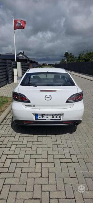 White Mazda 6 2012 in Klaipeda, with an engine capacity of 1.80 L and mileage of 179 thousand km for 3300 €, photo 6 on AUTOMOTO.COM.LV