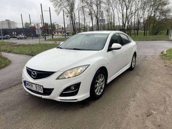 Balts Mazda 6 2012 Kauņa, ar dzinēja tilpumu 2.18 L un nobraukumu 293 tūkst. km par 1950 €, foto 1 vietnē AUTOMOTO.COM.LV