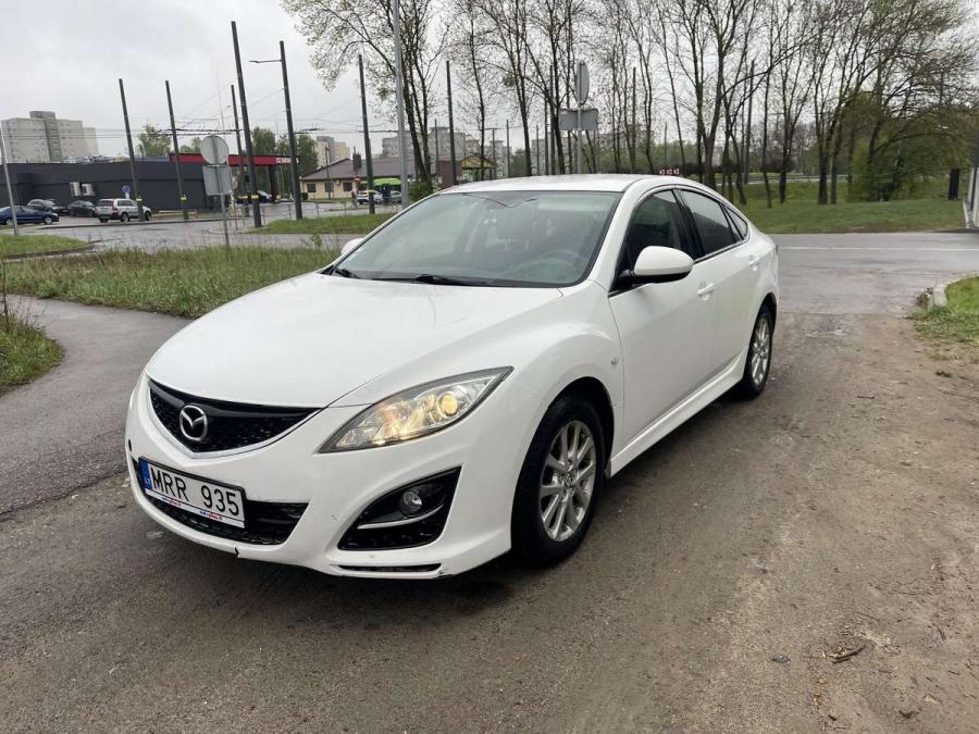 Balts Mazda 6 2012 Kauņa, ar dzinēja tilpumu 2.18 L un nobraukumu 293 tūkst. km par 1950 €, foto 1 vietnē AUTOMOTO.COM.LV
