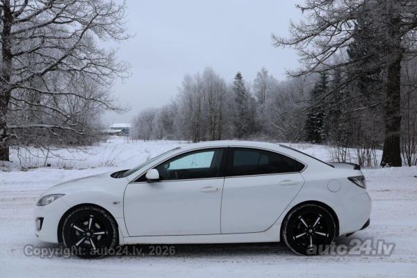 White Mazda 6 2008 in Rapla, with an engine capacity of 2.50 L and mileage of 221 thousand km for 2500 €, photo 3 on AUTOMOTO.COM.LV