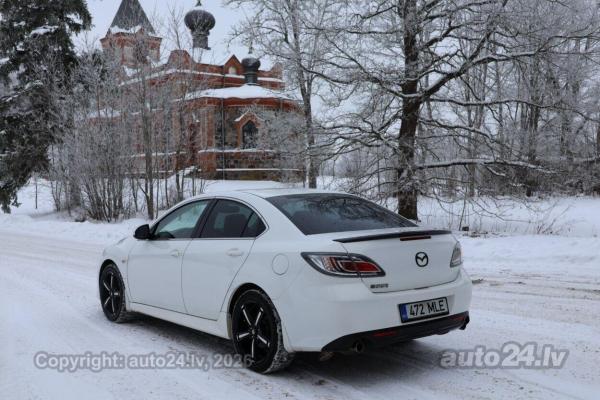 White Mazda 6 2008 in Rapla, with an engine capacity of 2.50 L and mileage of 221 thousand km for 2500 €, photo 4 on AUTOMOTO.COM.LV