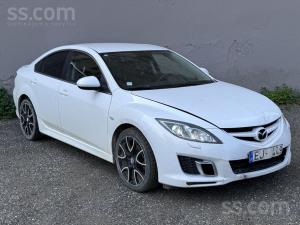 White Mazda 6 2008 in Riga, with an engine capacity of 2.50 L and mileage of 370 thousand km for 990 €, photo  on AUTOMOTO.COM.LV