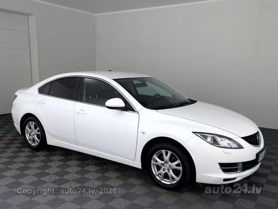 White Mazda 6 2008 in Tallinn, with an engine capacity of 1.80 L and mileage of 399 thousand km for 999 €, photo 1 on AUTOMOTO.COM.LV