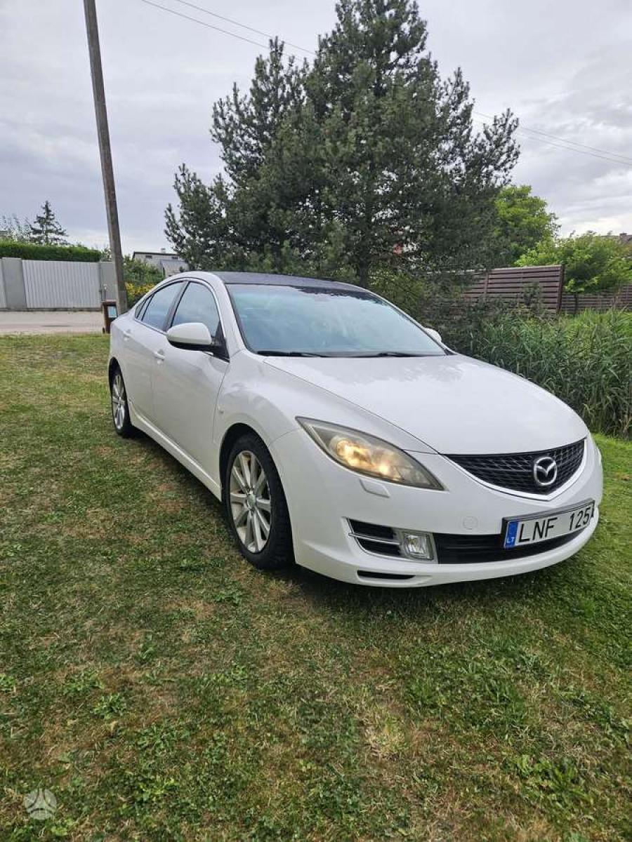 Balts Mazda 6 2009 Kauņa, ar dzinēja tilpumu 2.00 L un nobraukumu 429 tūkst. km par 1800 €, foto 3 vietnē AUTOMOTO.COM.LV