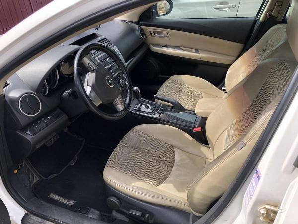 Balts Mazda 6 2010 Klaipėda, ar dzinēja tilpumu 2.49 L un nobraukumu 178 tūkst. km par 1850 €, foto 8 vietnē AUTOMOTO.COM.LV