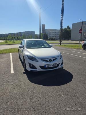 White Mazda 6 2010 in Tallinn, with an engine capacity of 2.20 L and mileage of 320 thousand km for 3500 €, photo 7 on AUTOMOTO.COM.LV